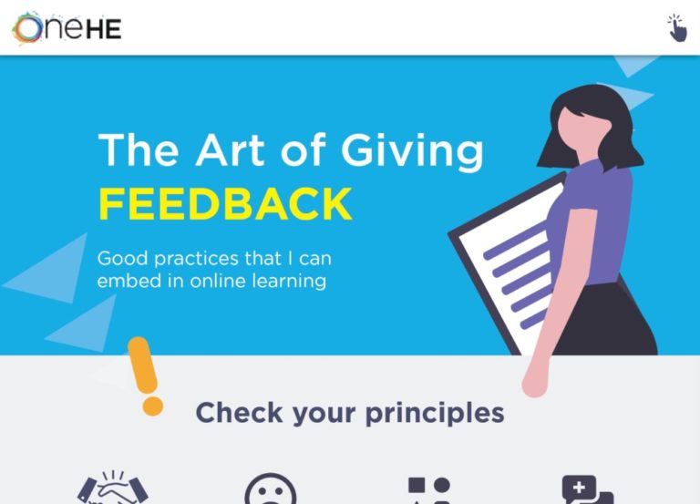 The Art of Giving Feedback – OneHE